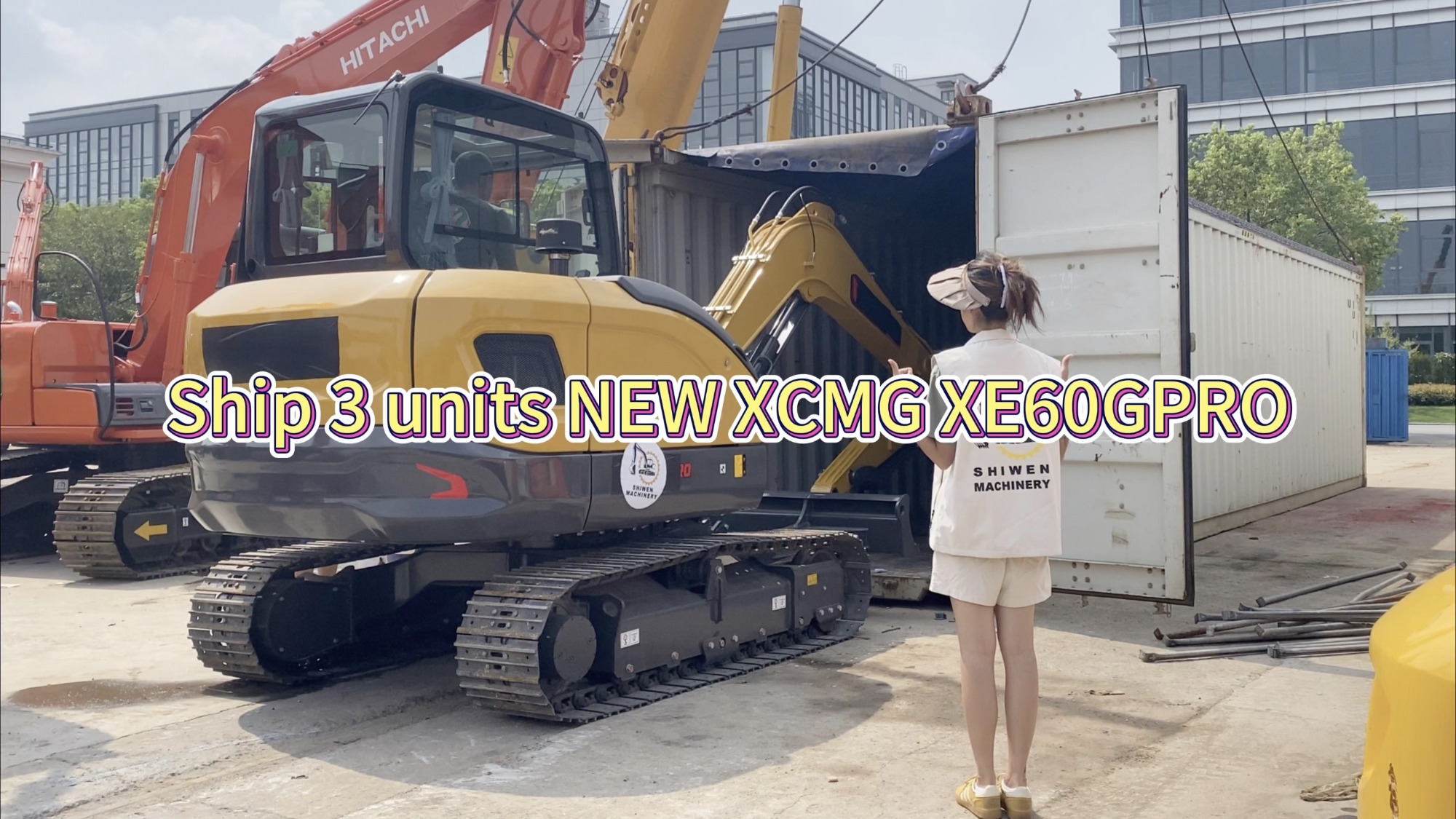 Case | Ship 3 units of NEW XCMG XE60G Pro excavators to Middle East ...